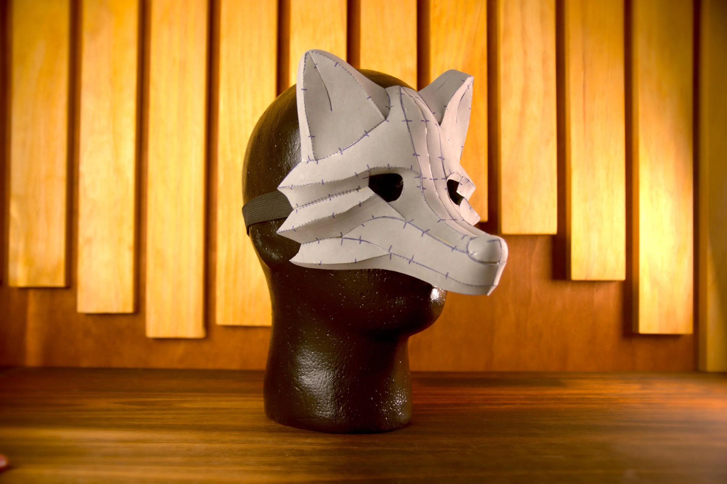 Animal Masquerade Mask Foam Pattern Bundle | Anubis, Wolf, Cat, Bunny ...