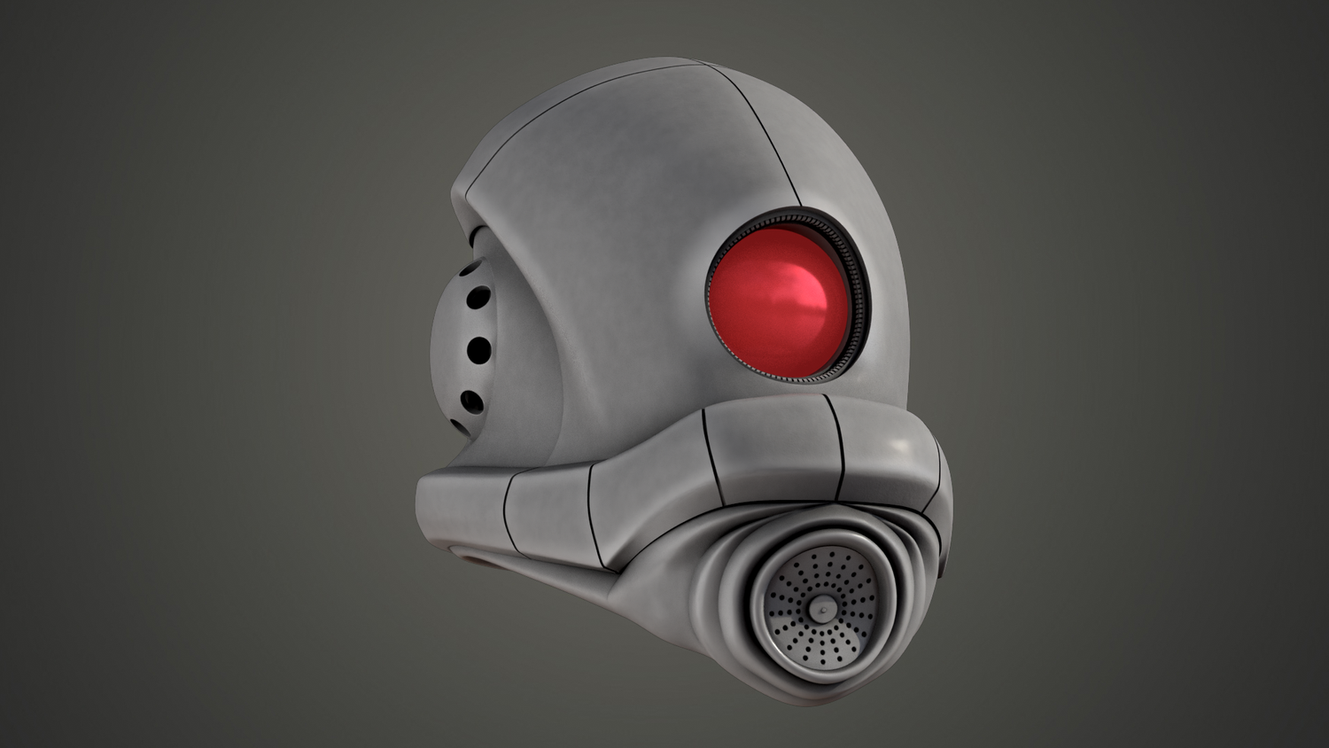 Half Life 2 Combine Elite Helmet Free 3D Model