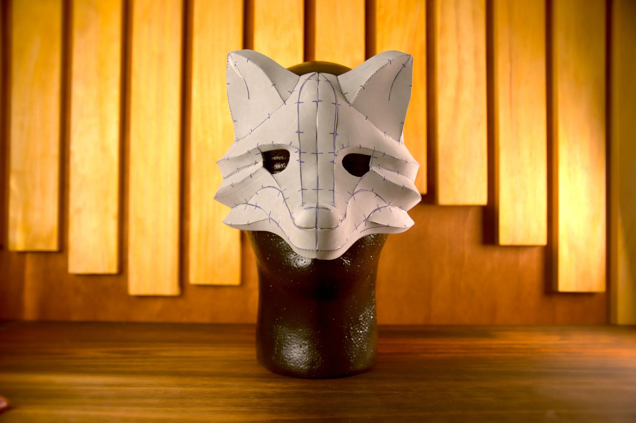 Animal Masquerade Mask Foam Pattern Bundle | Anubis, Wolf, Cat, Bunny ...