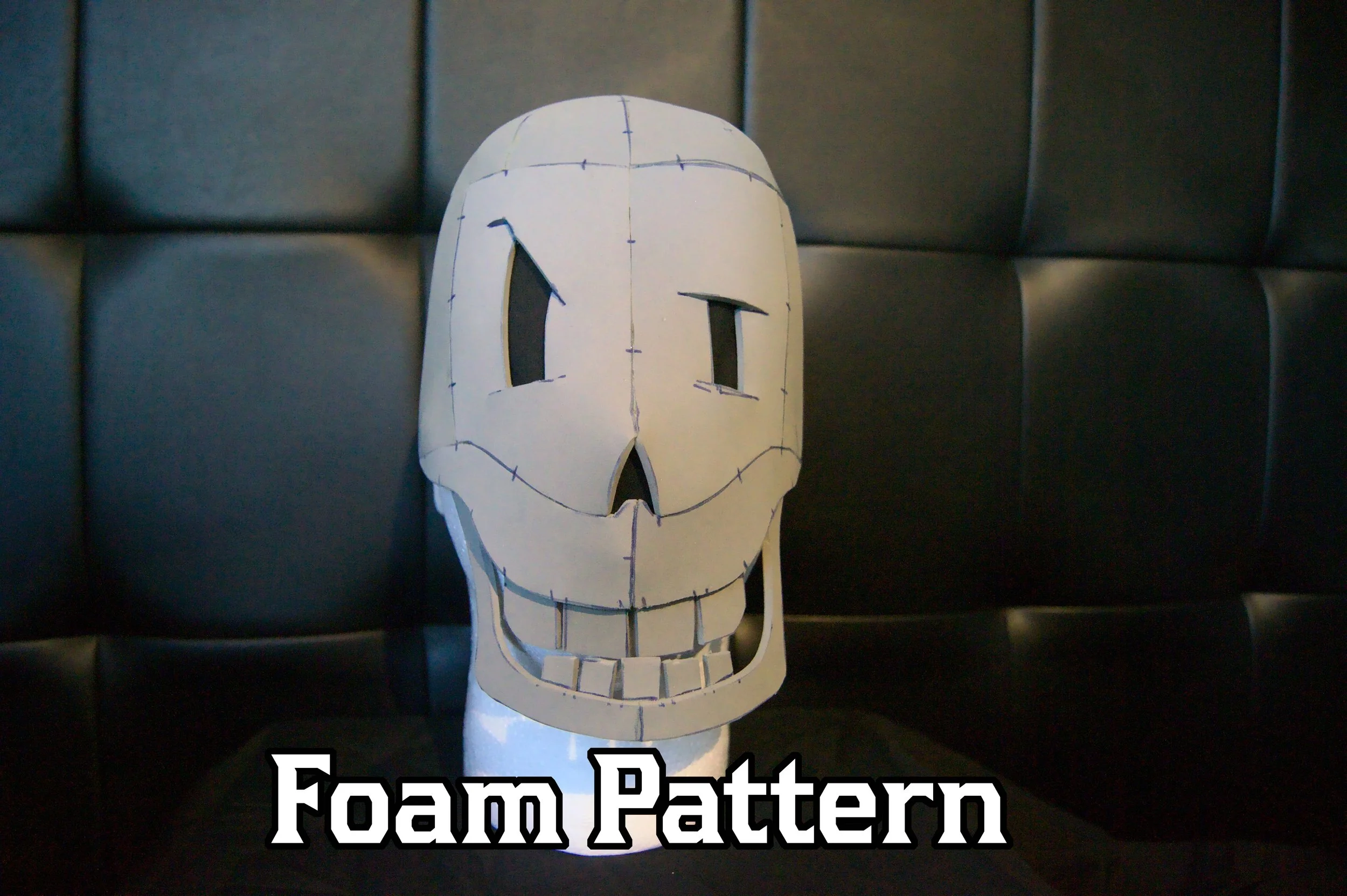 Free Papyrus Foam Mask Pattern - Undertale