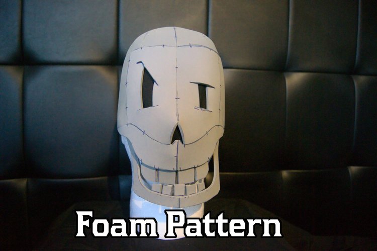 Free Papyrus Foam Mask Pattern - Undertale