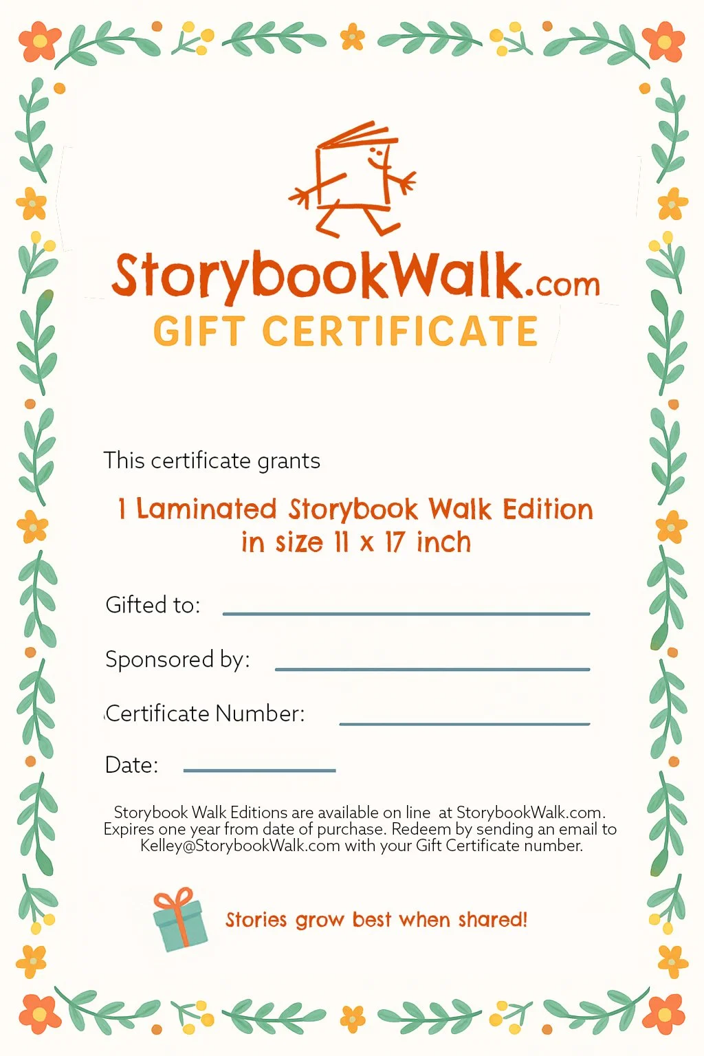 How to create a Storybook Walk — StorybookWalk.com