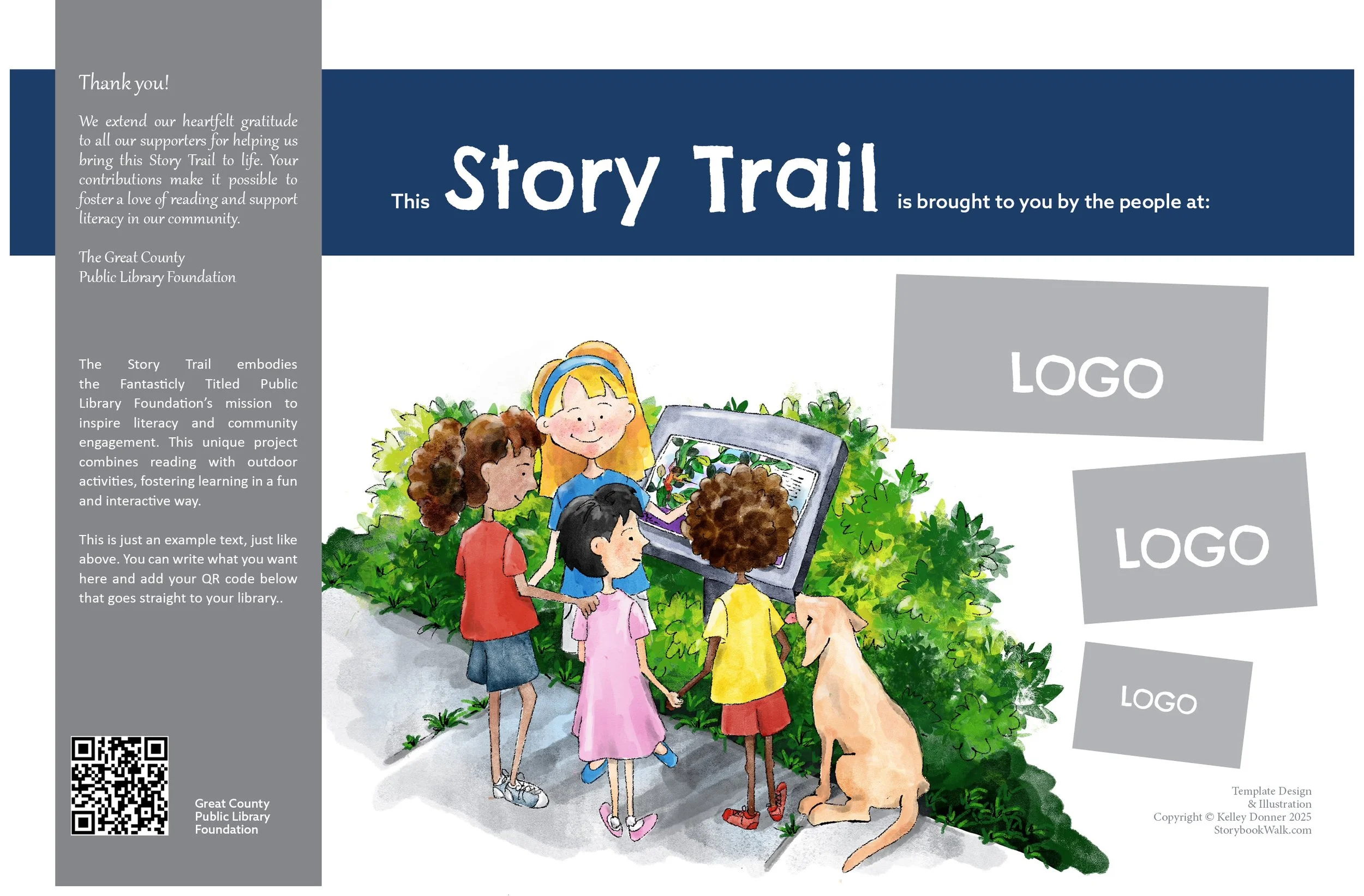 Instruction Page - Laminated Storybook Walk — StorybookWalk.com