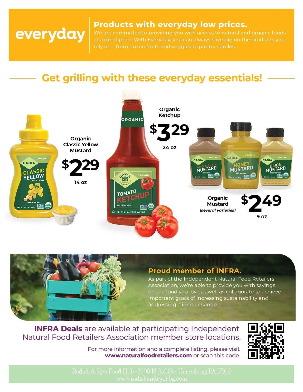 Newsletter & Deals — Radish & Rye Food Hub