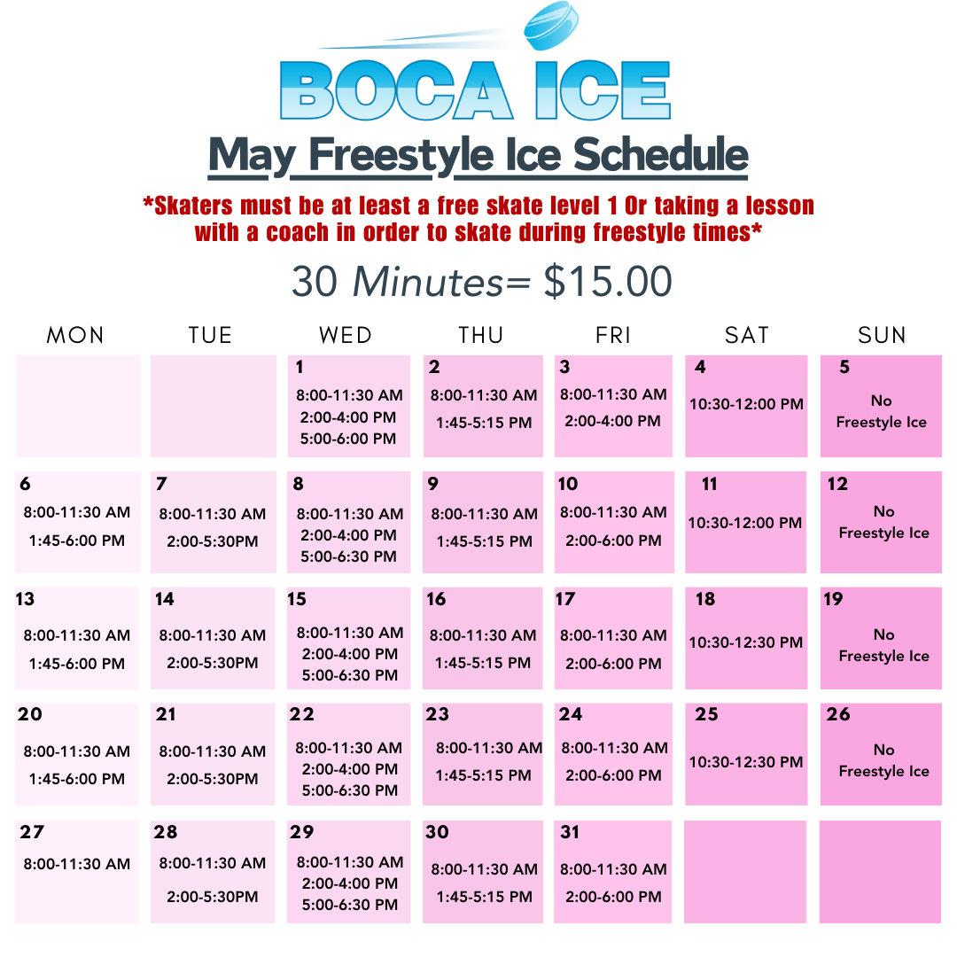 Freestyle Skating — Boca Ice