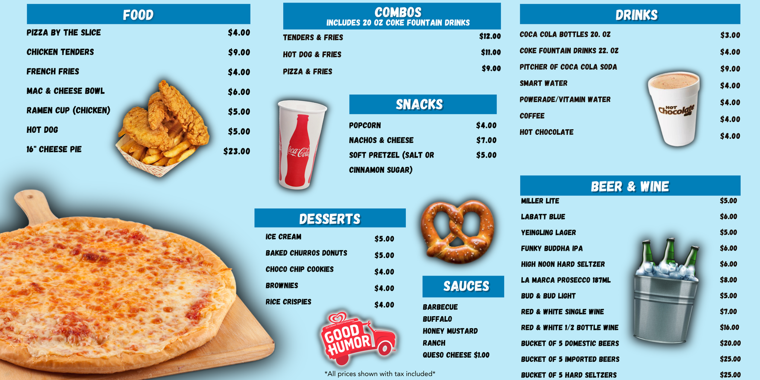 Ice Shack Menu — Boca Ice