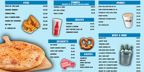 Ice Shack Menu — Boca Ice