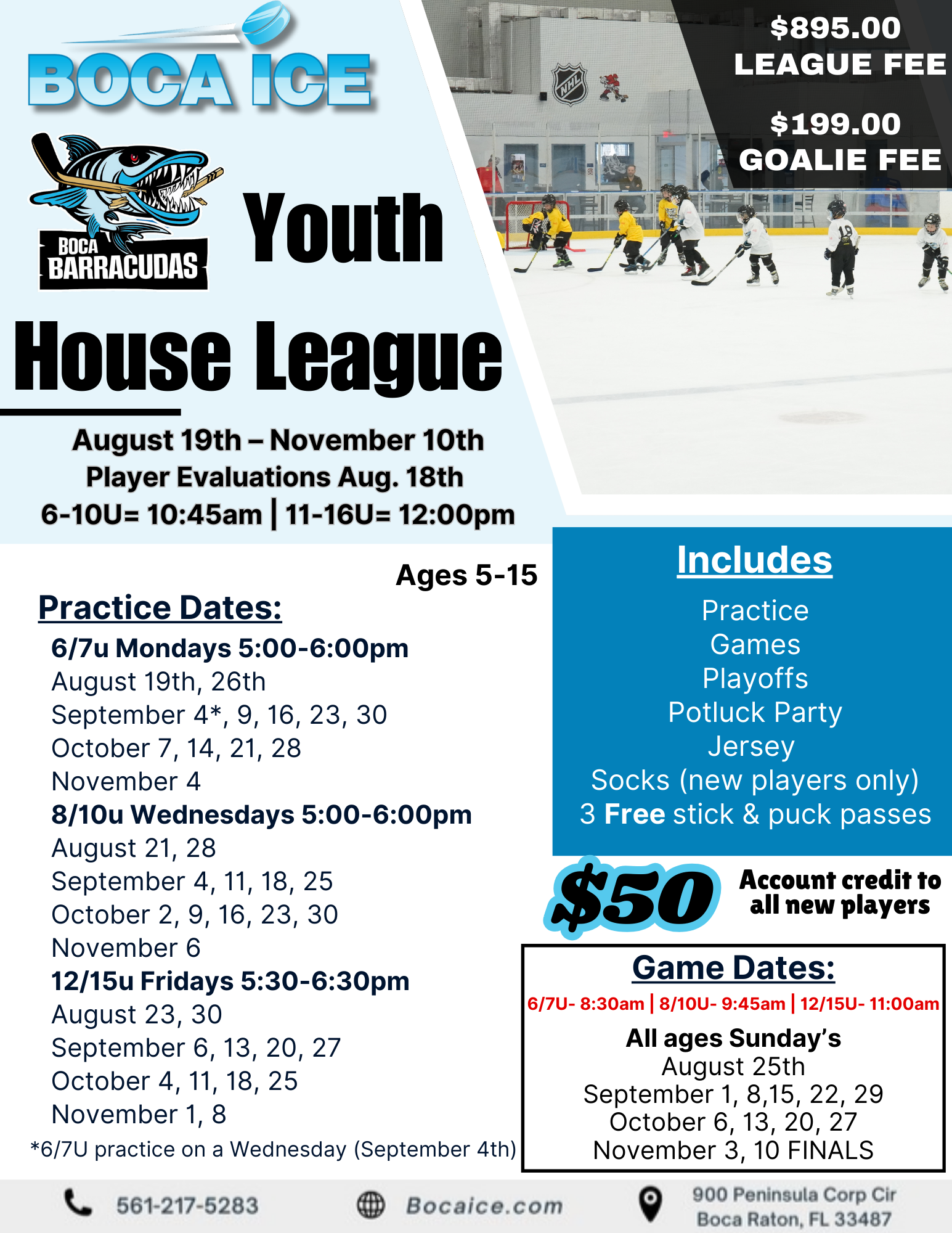 Youth Hockey — Boca Ice