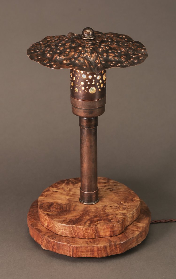 "Hobbit" Lamp — Jerry Davis Craftsman & Photographer