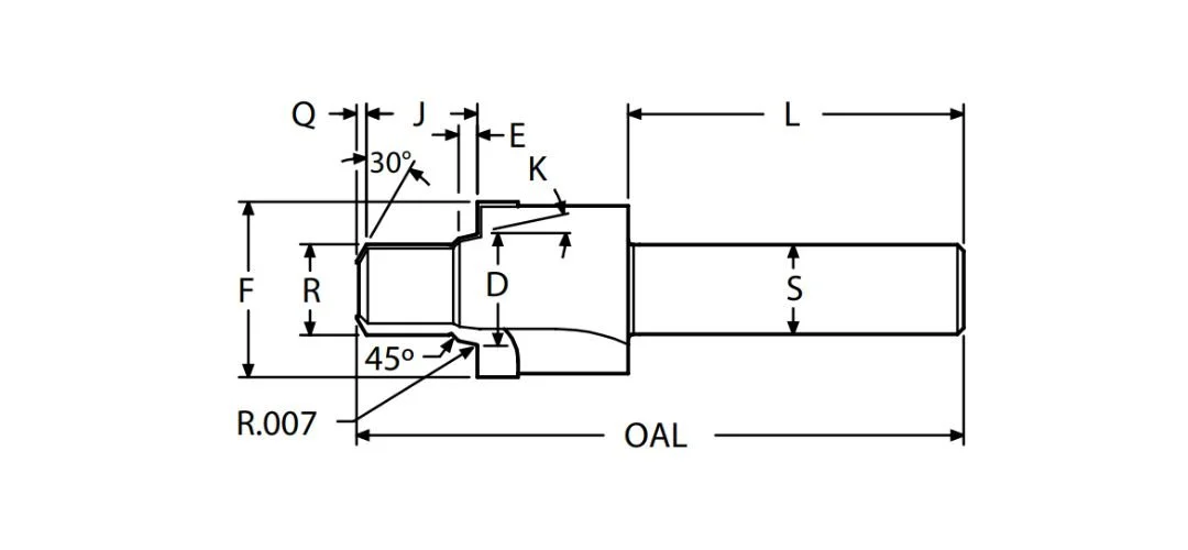 ISO 6149/1 Metric Port Tools – With ID Notch — Scientific Cutting Tools ...