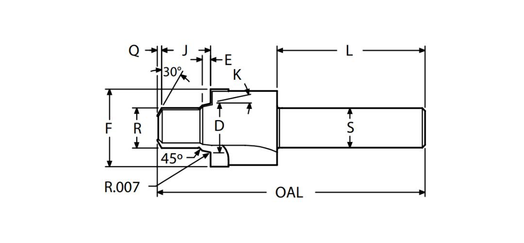 ISO 6149/1 Metric Port Tools – With ID Notch — Scientific Cutting Tools ...