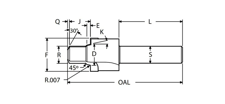 ISO 6149/1 Metric Port Tools – With ID Notch — Scientific Cutting Tools ...