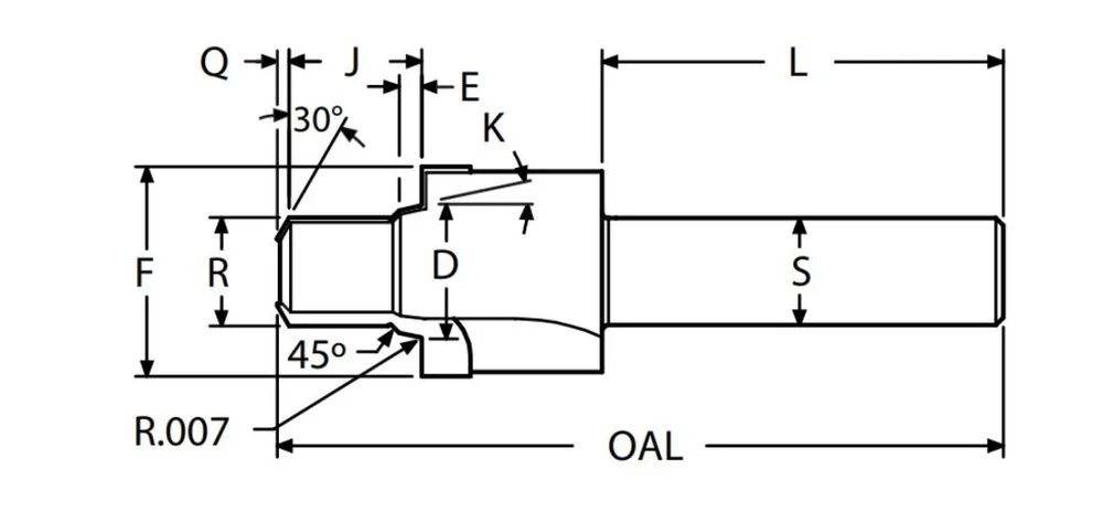 SAE J1926-R Coolant Through Port Tools – Reamer Pilot with Enhanced ...