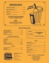 Menu — Hamburg Inn No. 2