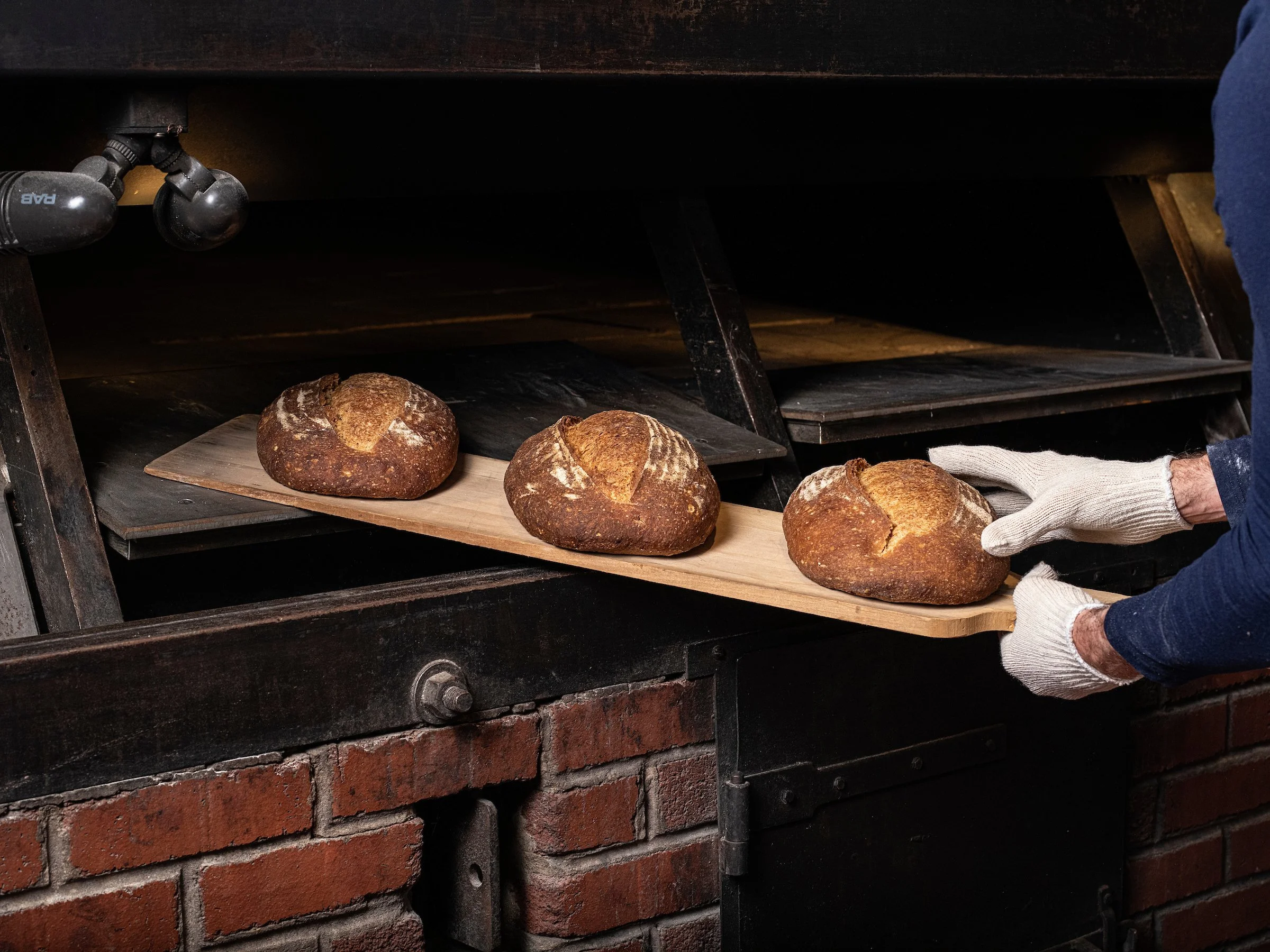 Our wood-fired brick ovens — Bread Alone