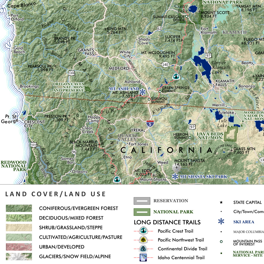 Columbia Basin Map — Mitchell Geography