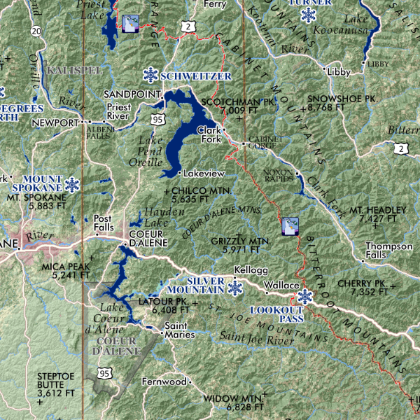 Columbia Basin Map — Mitchell Geography
