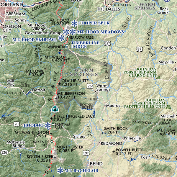 Columbia Basin Map — Mitchell Geography