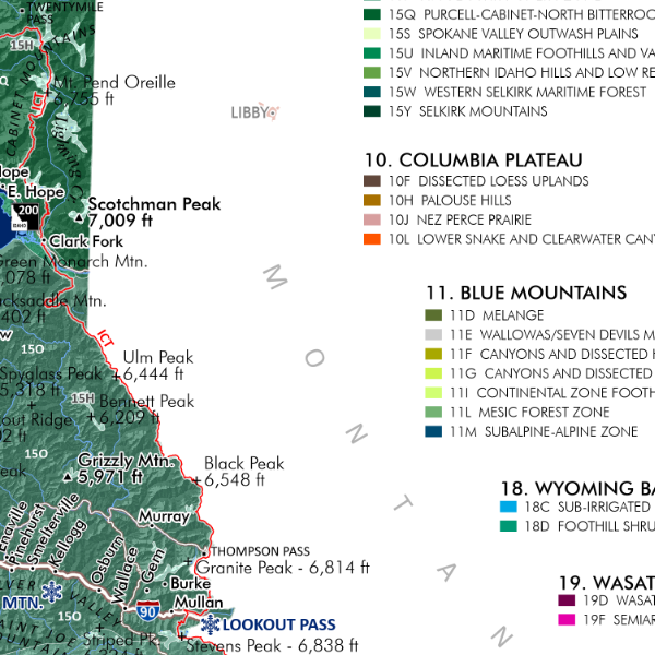 Oregon Snow Depth Map — Mitchell Geography