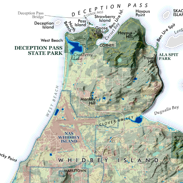 Fidalgo Island Map — Mitchell Geography