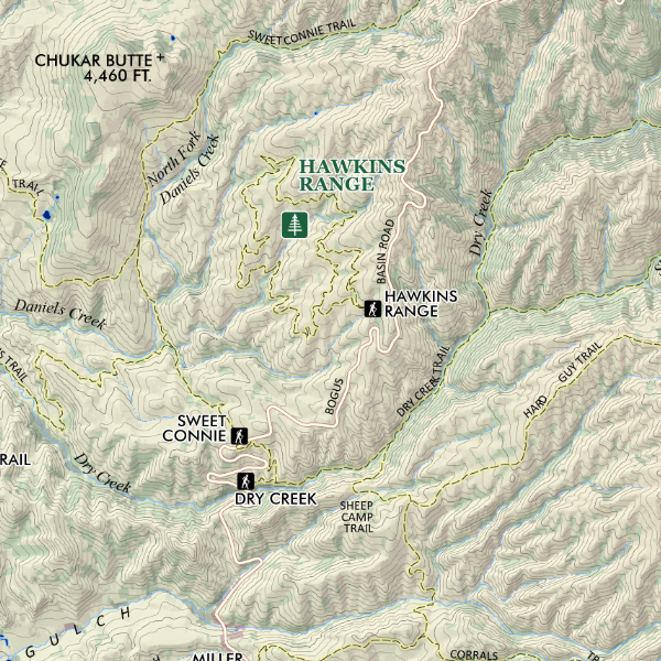 Idaho Mountain Ranges Map — Mitchell Geography