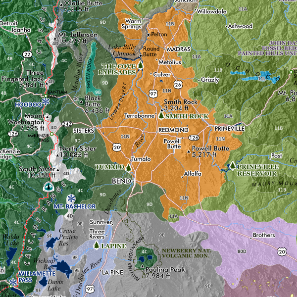Idaho Ecological Regions (Ecoregions) — Mitchell Geography