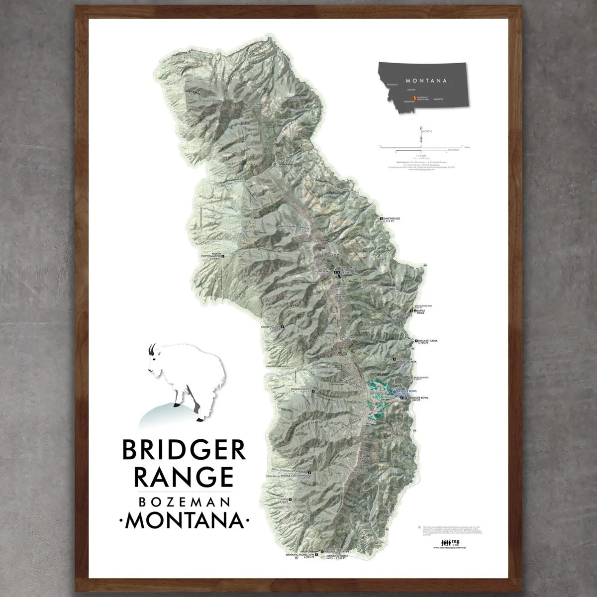 Greater Yellowstone Wildlands Map — Mitchell Geography