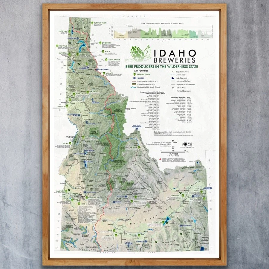 Snake River Valley AVA (American Viticultural Area) Map - Idaho and ...