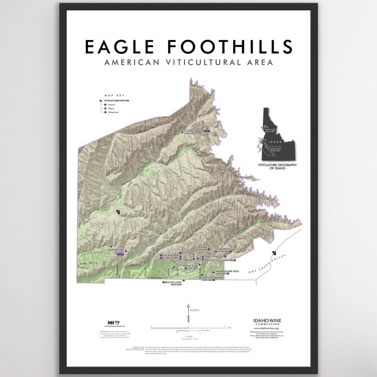 Idaho Mountain Ranges Map — Mitchell Geography