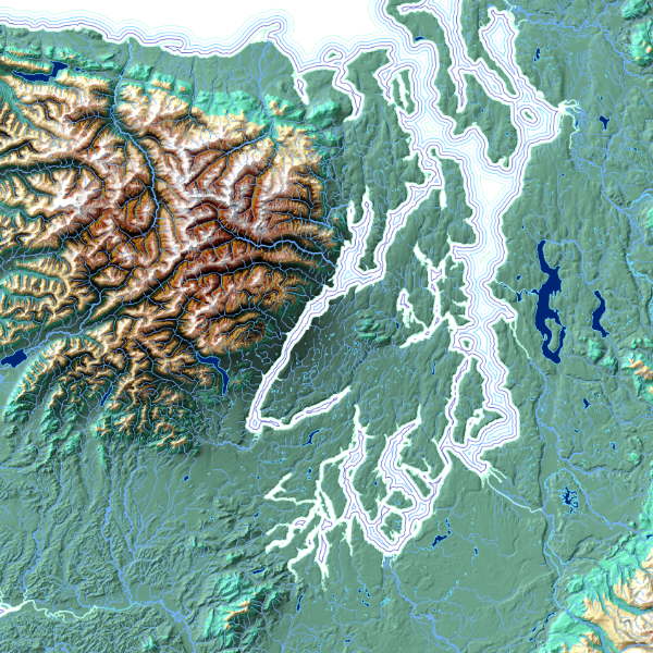 Olympic Peninsula Hydrology Map — Mitchell Geography