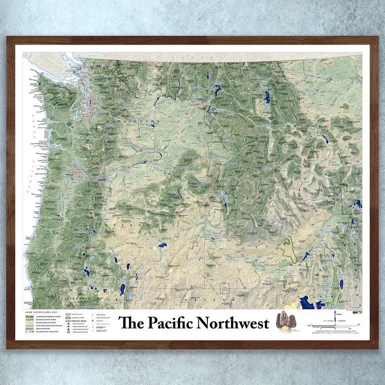Sawtooth Mountains Idaho Map — Mitchell Geography