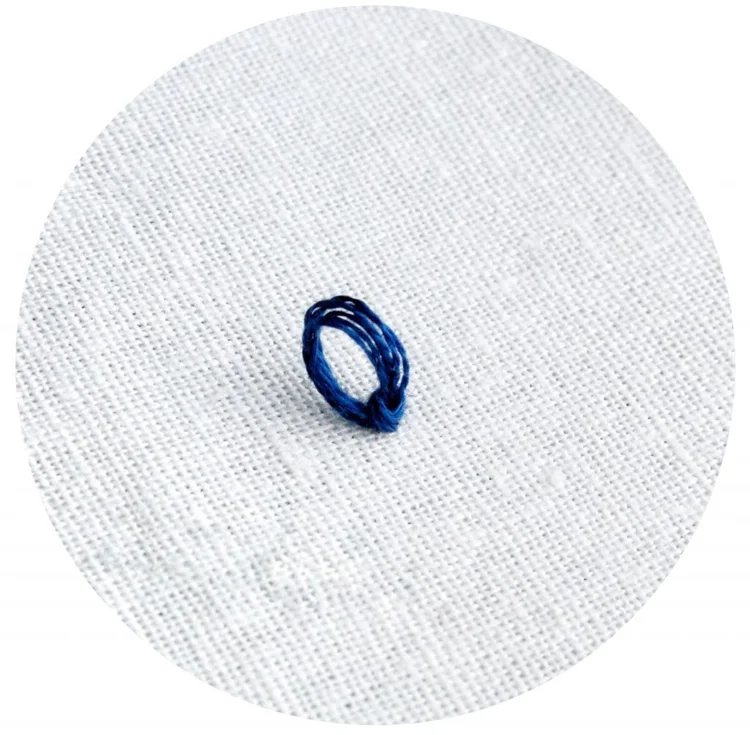 How do you sew a French Knot? — Hope & Hart