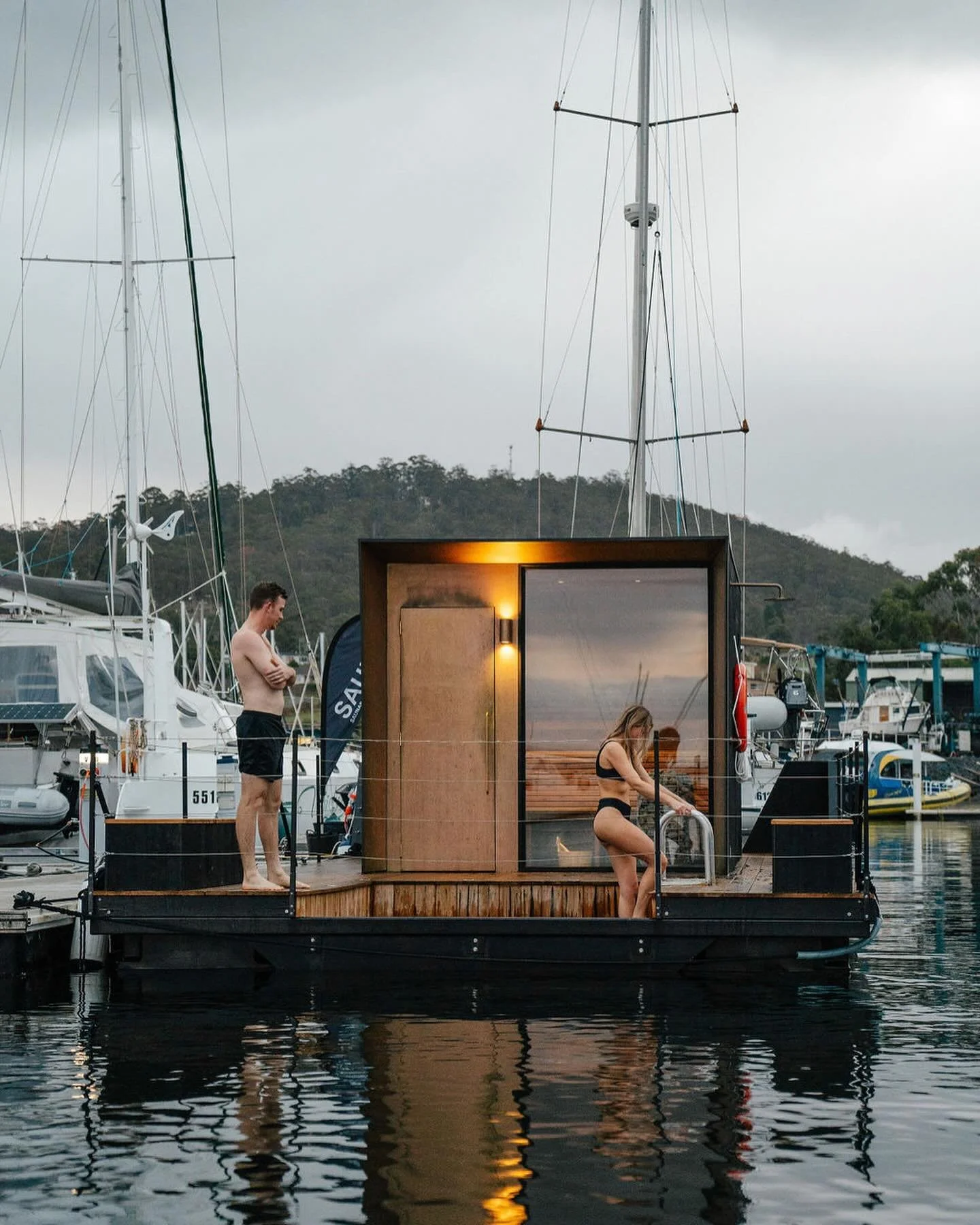 Sauna Boat Tasmania