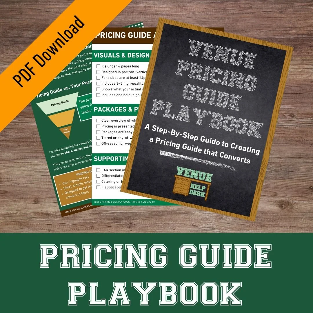 Wedding Venue Pricing Guide Playbook