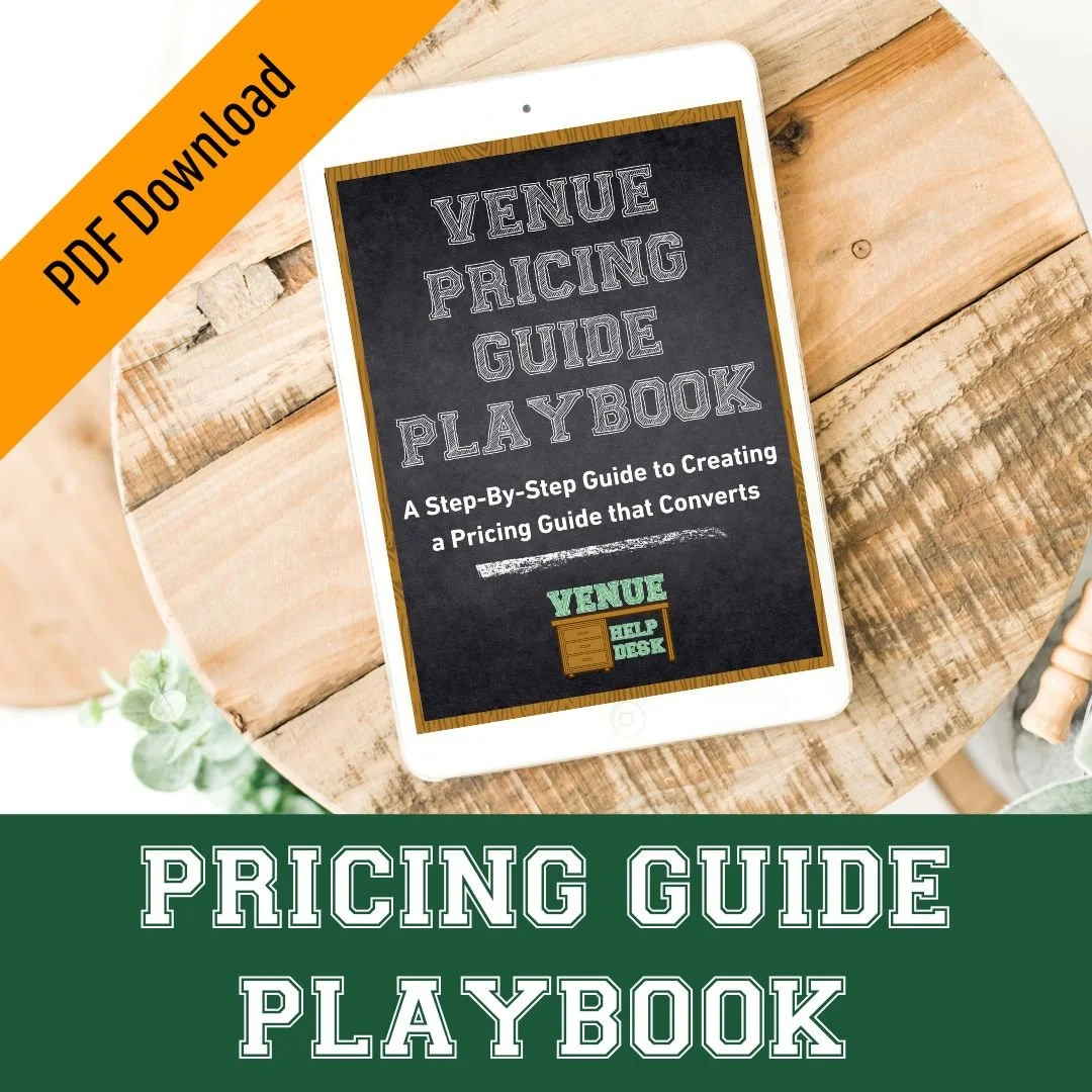 Wedding Venue Pricing Guide Playbook