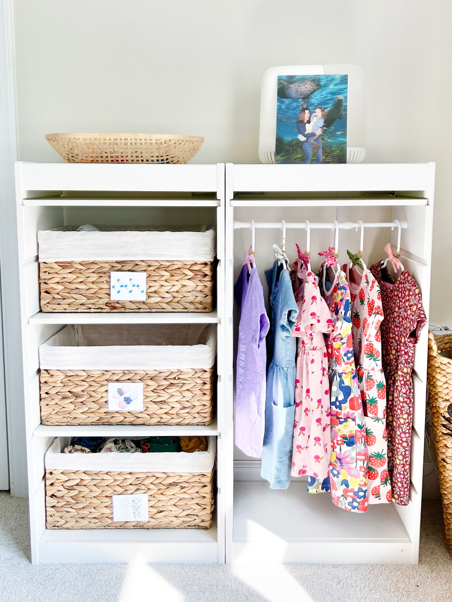 DIY Montessori Toddler Wardrobe with IKEA — Halfway Montessori