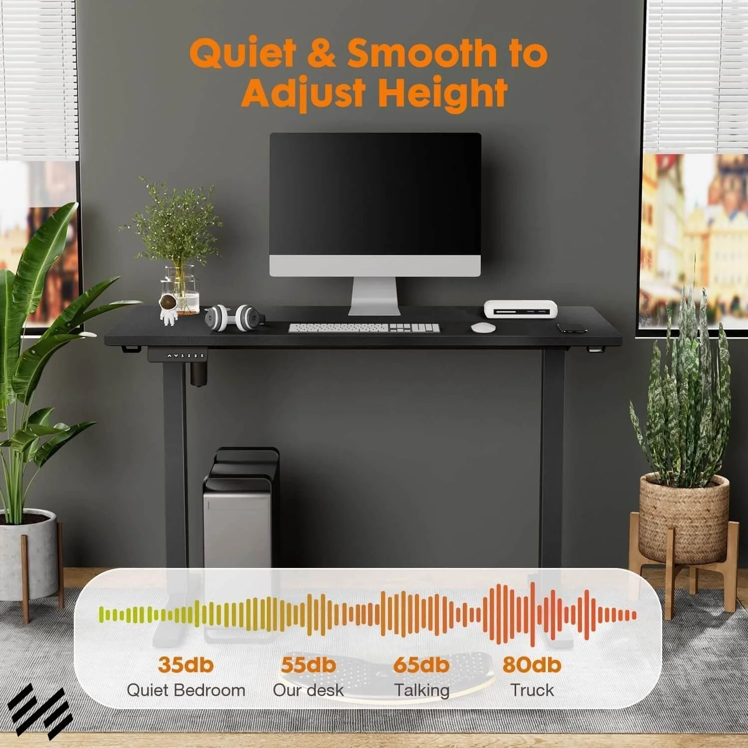 Adjustable Standing Desk - Ergonomic & Sturdy Design — Objecore