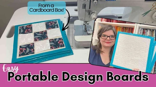 DIY Portable Design Boards — Sew The Distance
