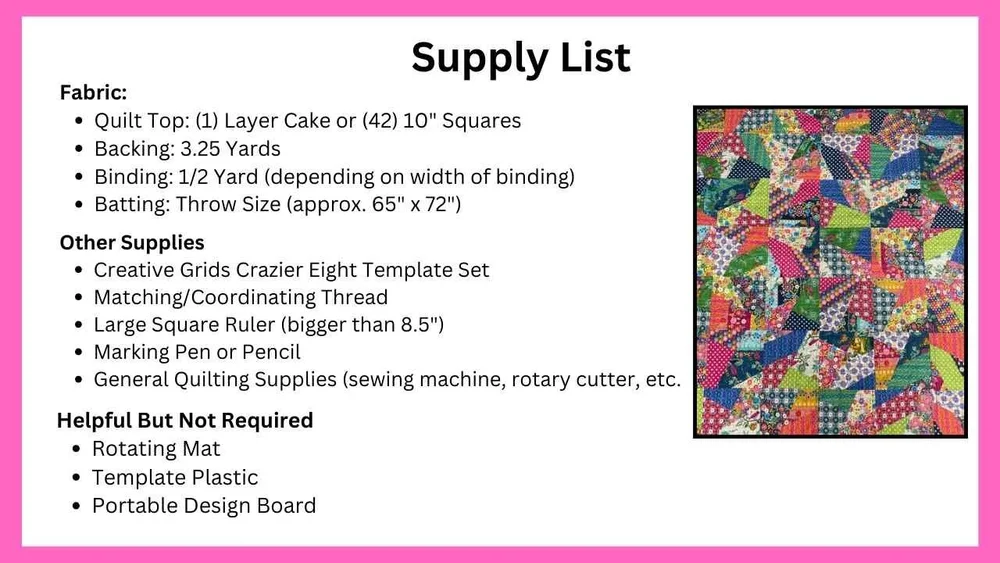 Just One Layer Cake Crazy Quilt — Sew The Distance