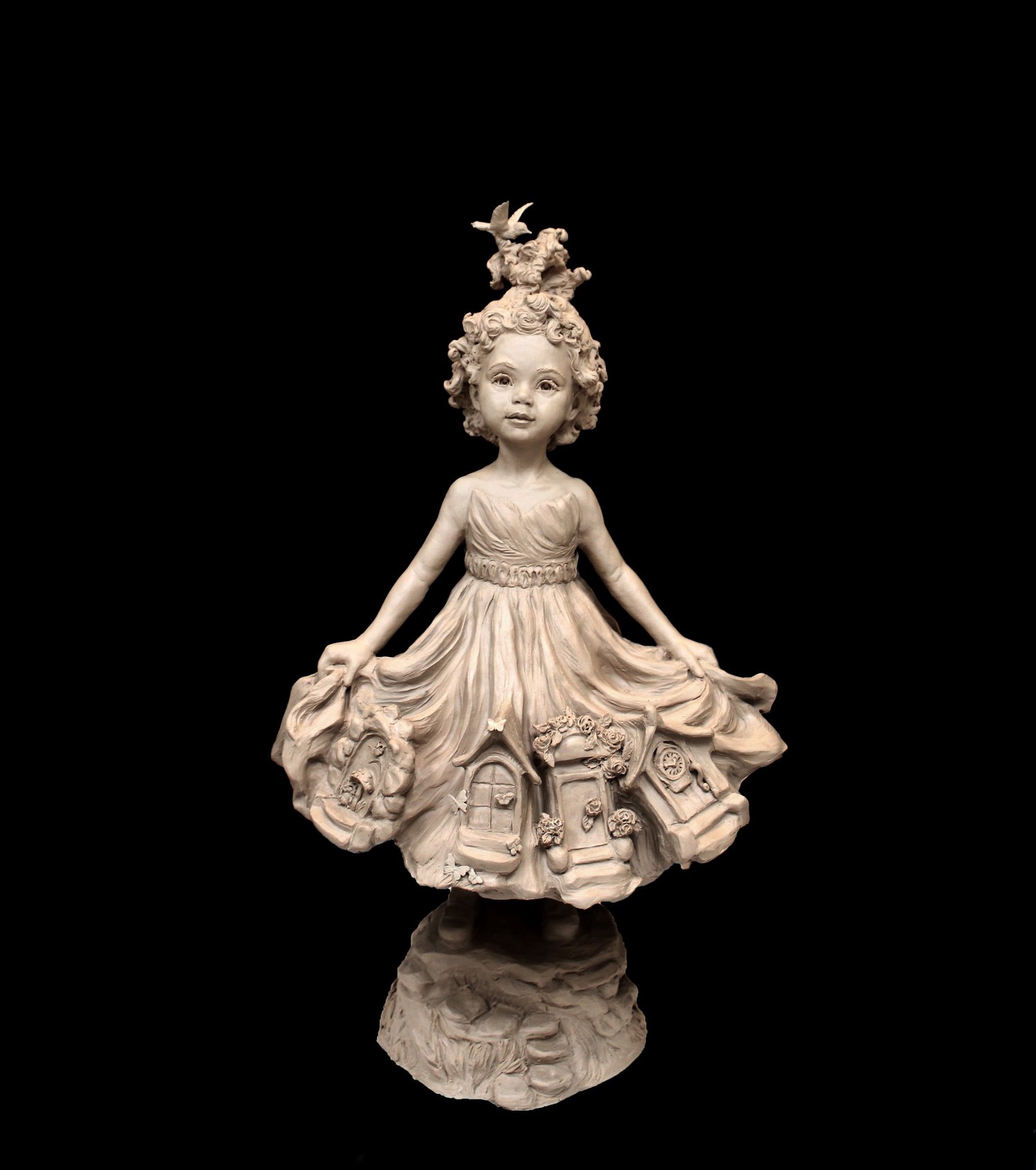 Playful & Imaginative — Figurative Bronze Sculpture - Angela Mia Studios