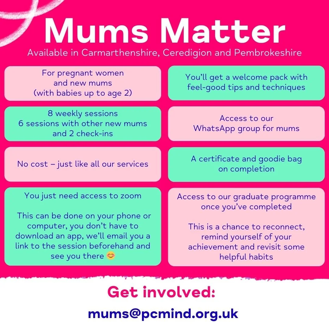 Mums Matter | Pembrokeshire and Carmarthen Mind, leading the fight for ...