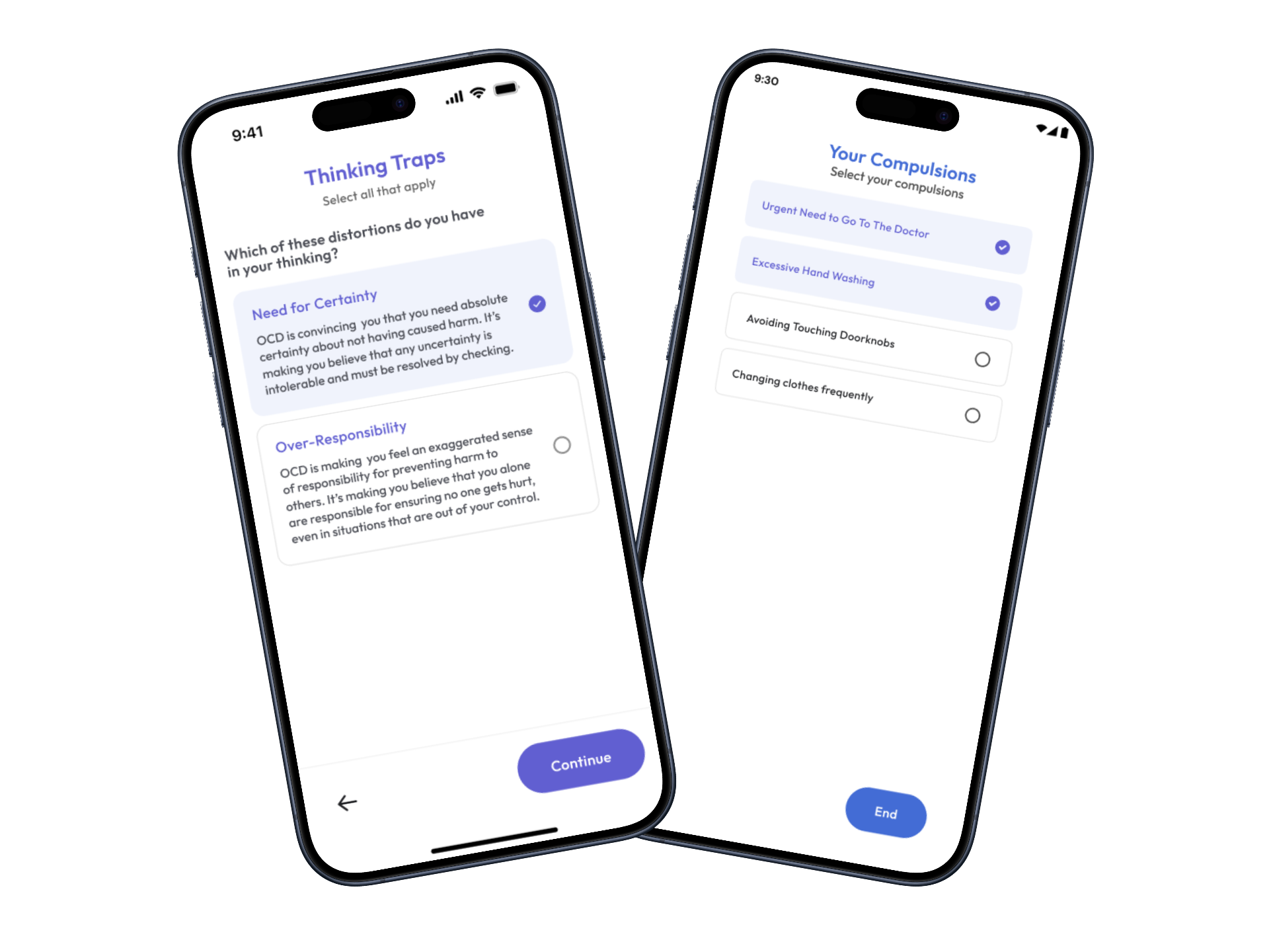 AI-powered app for OCD therapy - get unstuck wherever & whenever.
