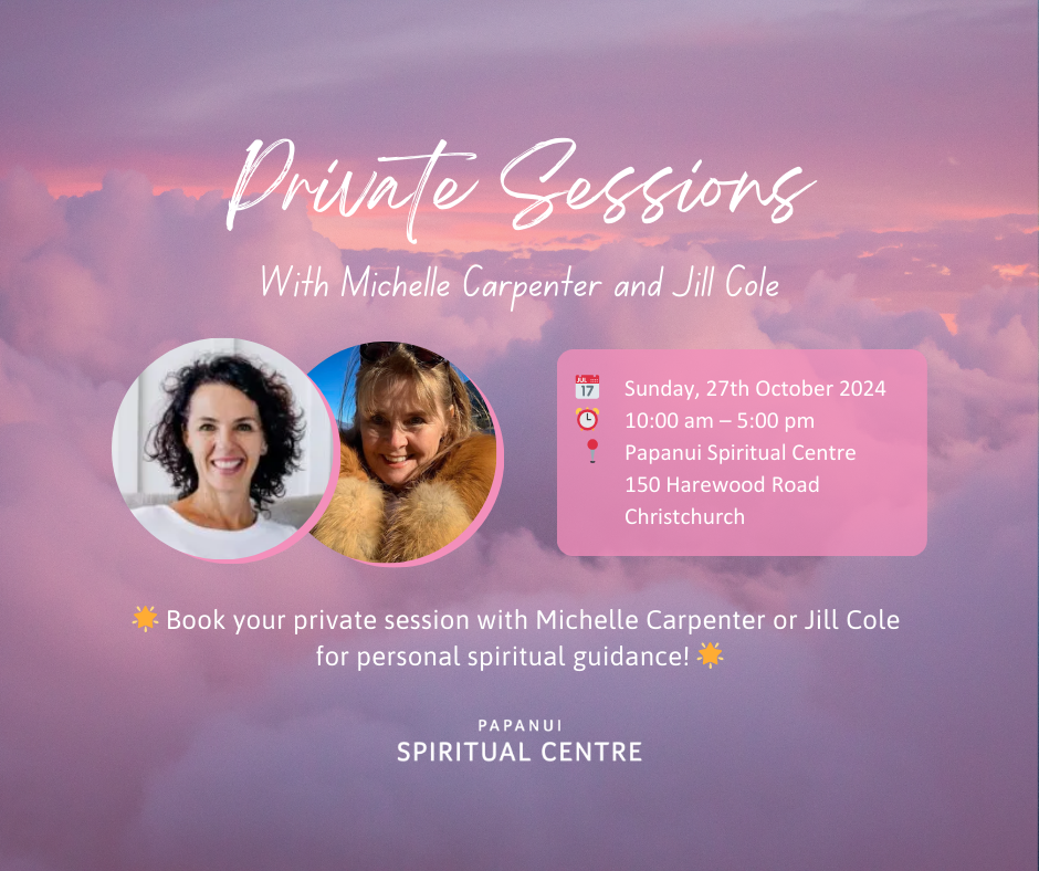 Private Sessions with Michelle Carpenter and Jill Cole — Papanui ...