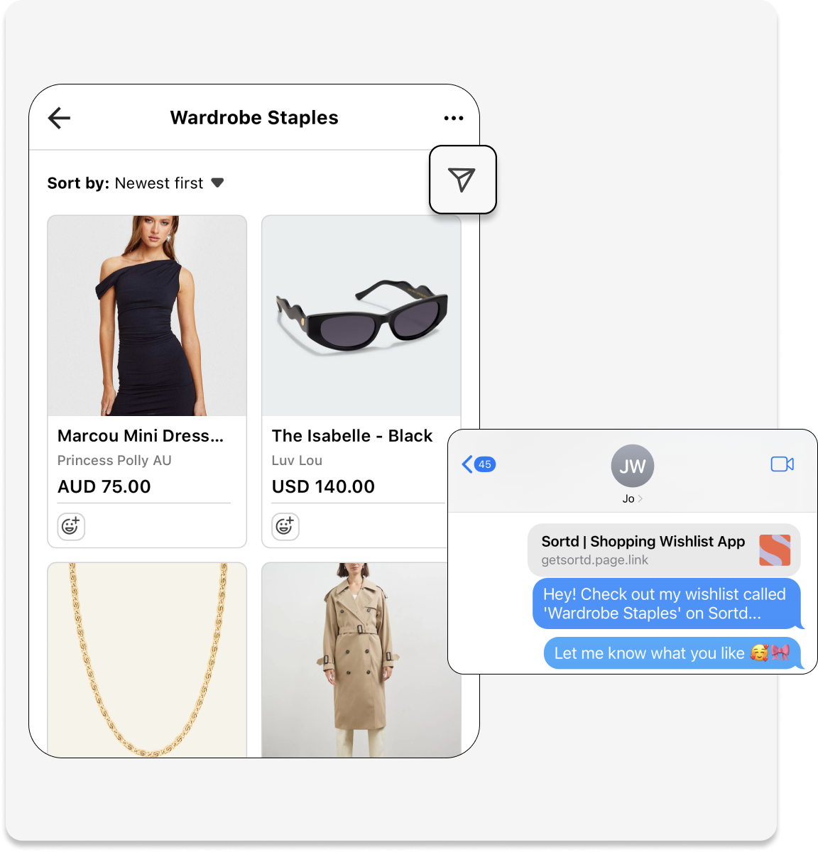 Sortd - Shopping App - The Home For All Your Wishlists.