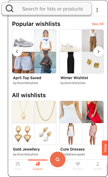 How It Works | Sortd | Online Wishlist App