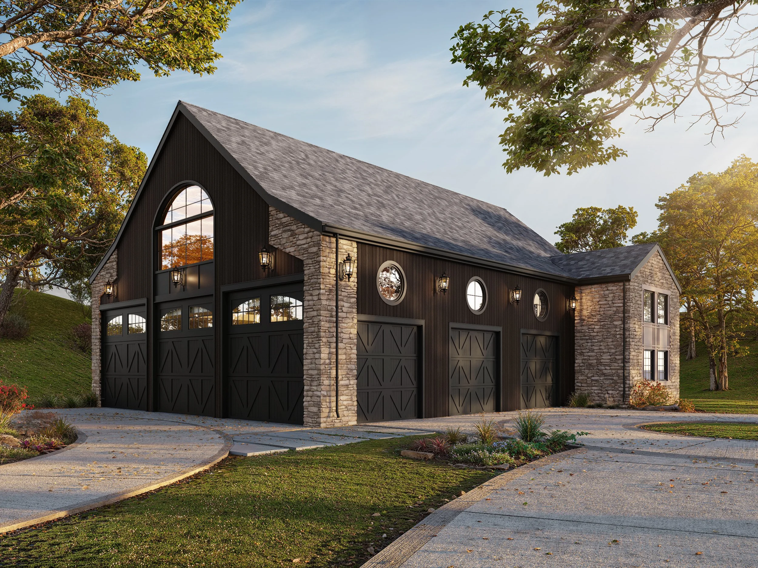 Luxurious, Old-World Style Barn
