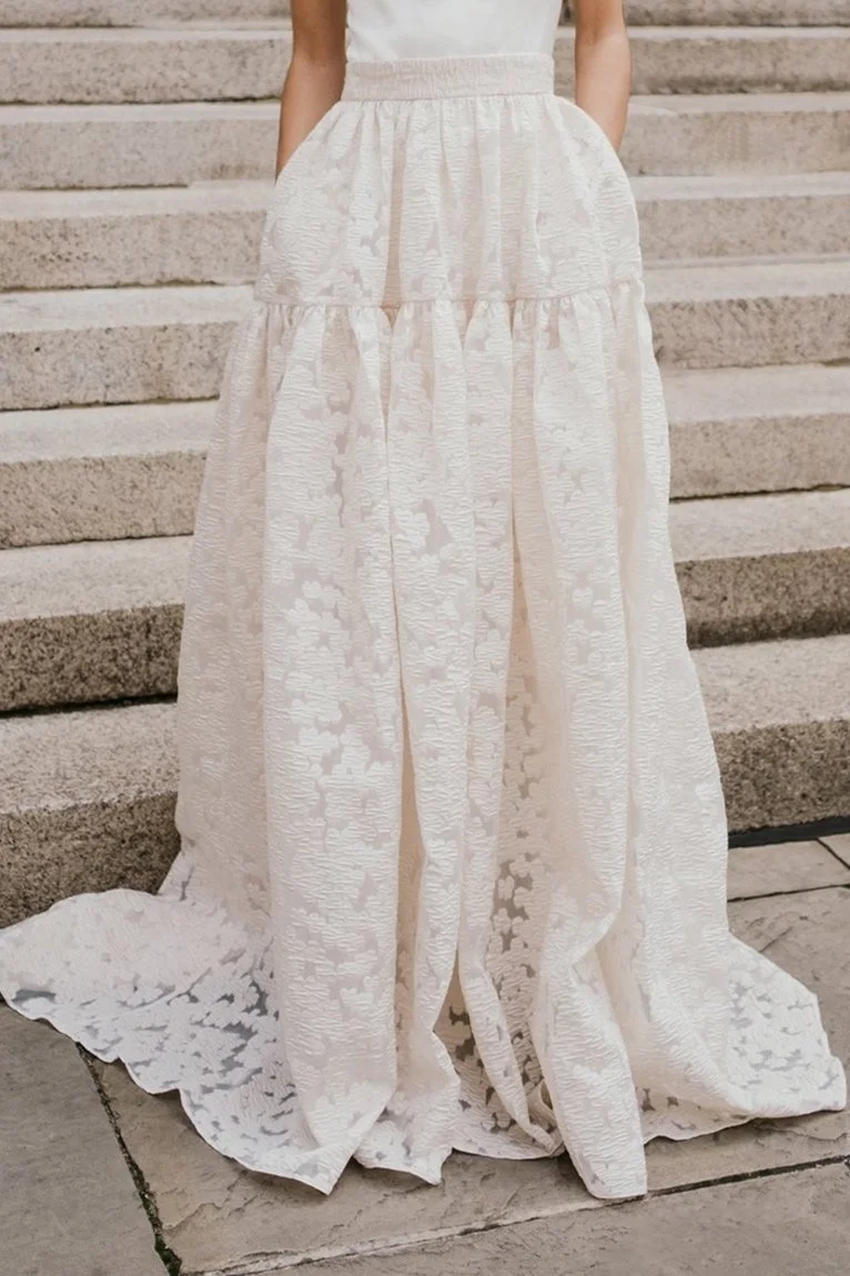 AMBER + DARCY | Statement Bridal Separates | Statement Bow Top ...