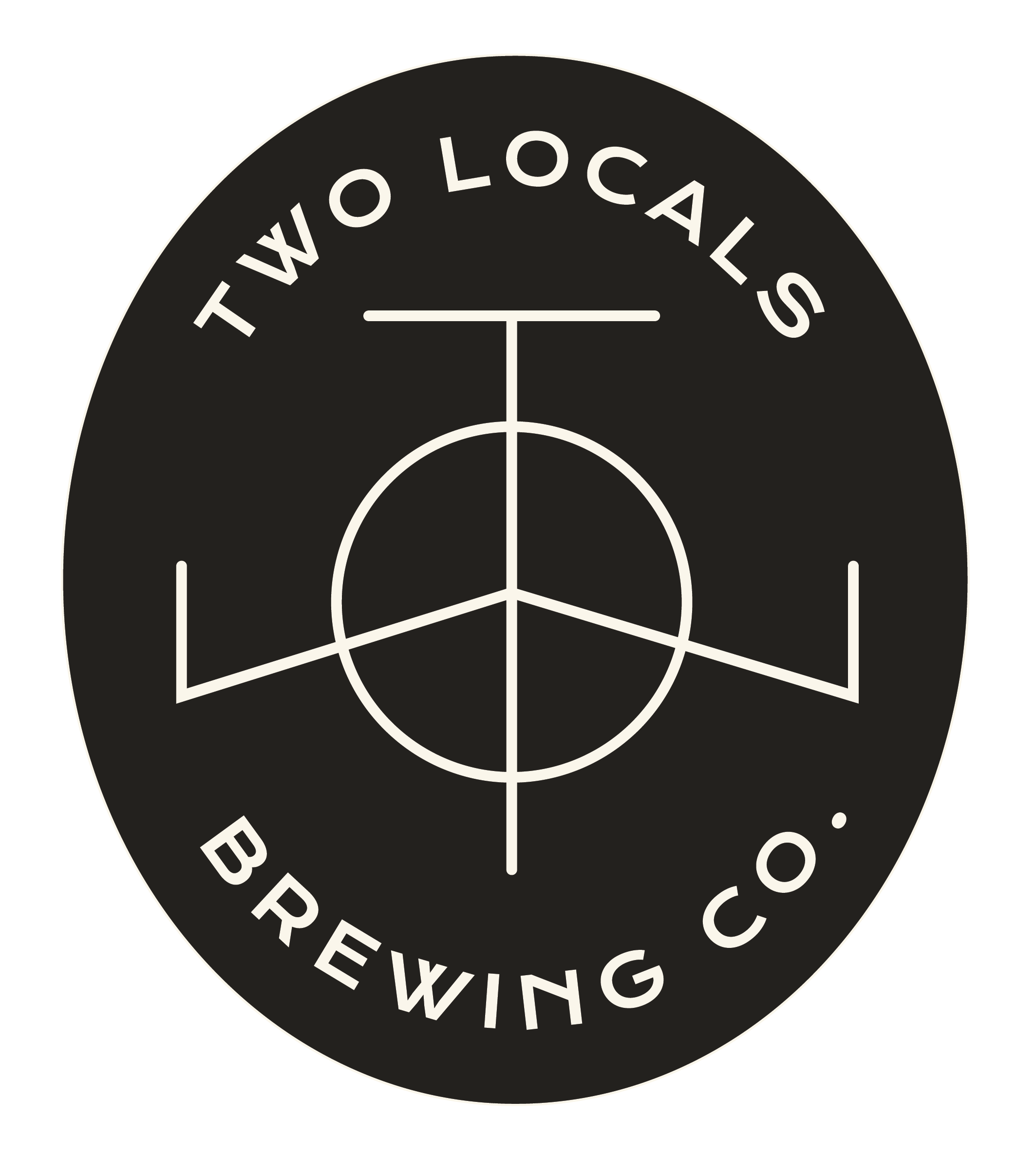 Two Black Circle Logo