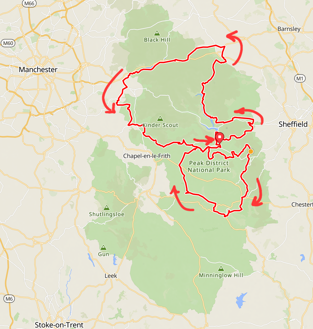 Routes info — TOR DIVIDE