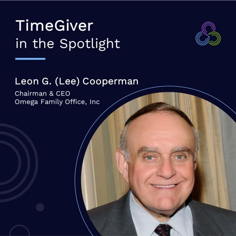 TimeGiver in the spotlight: Leon G Cooperman — Time To Give Network